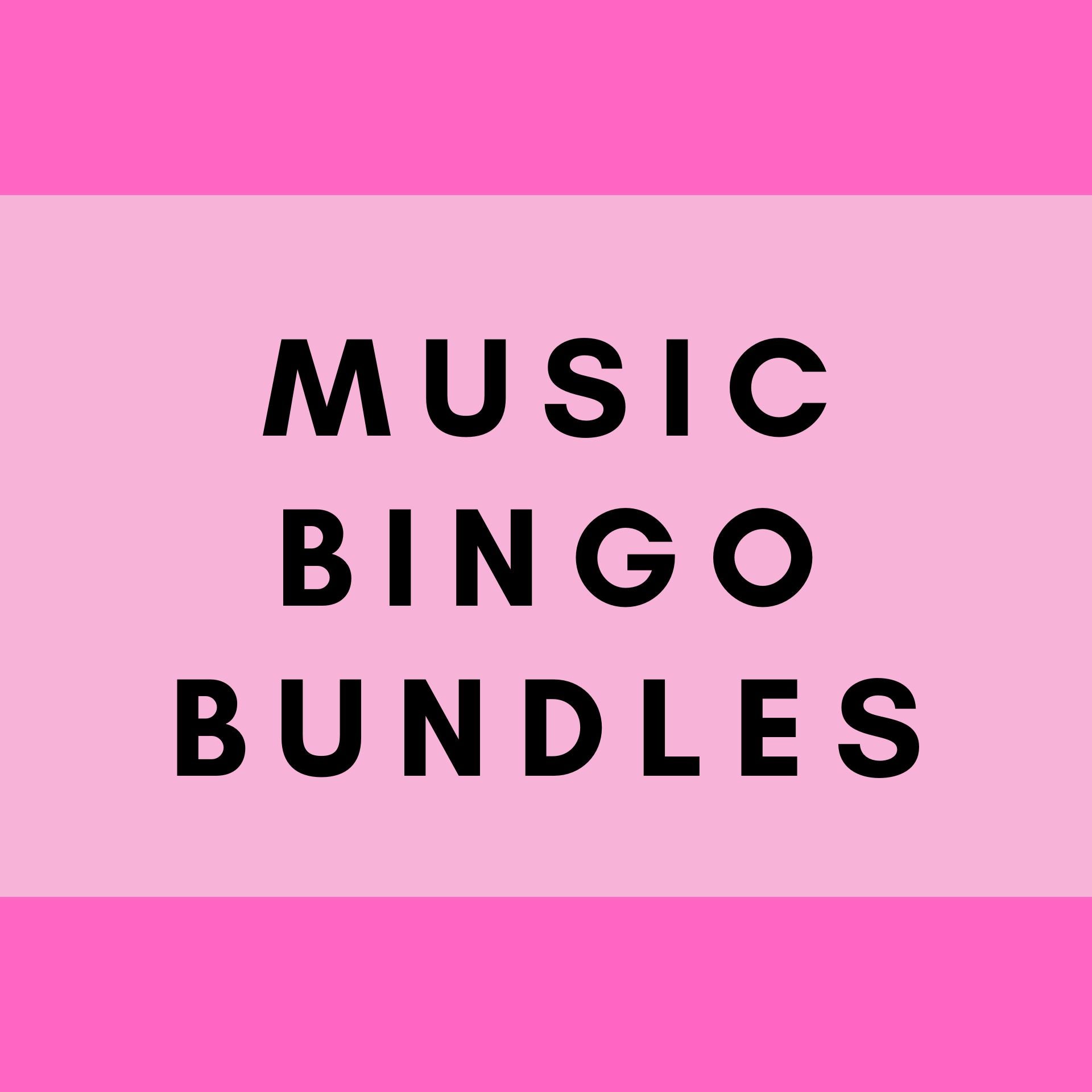 Music Bingo Bundles – Boogie Bingo Games
