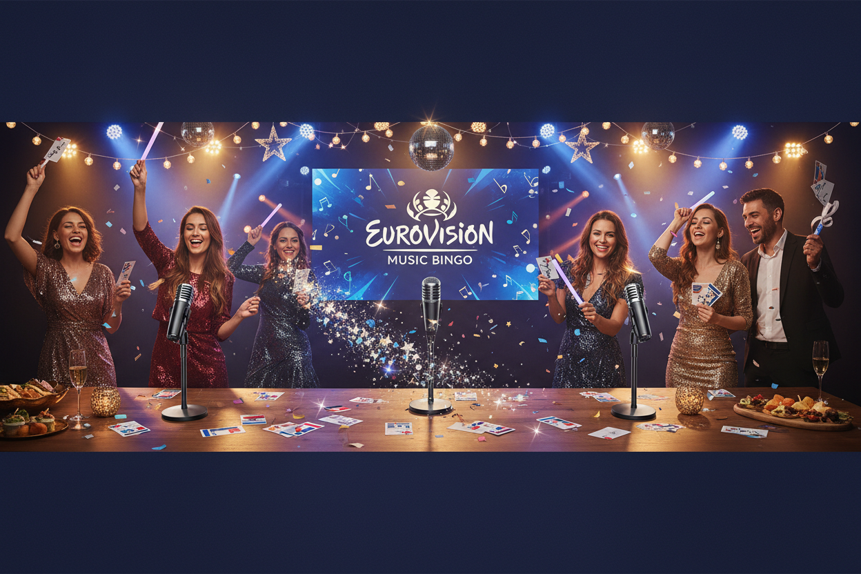 Eurovision 2026 Party Games | Eurovision Music Bingo | Boogie Bingo ...